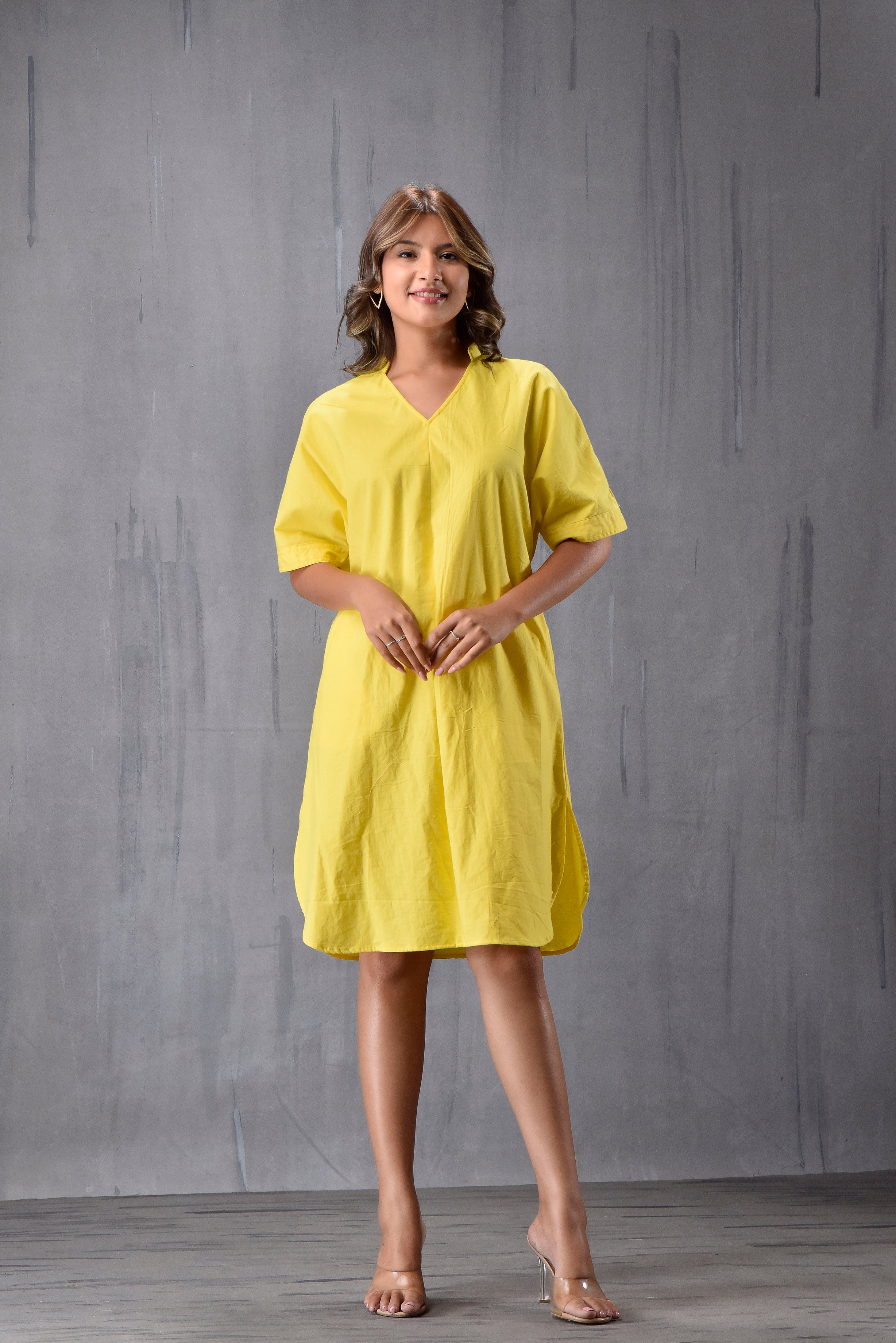 Boxy Dress With Pocket – ModaQ India